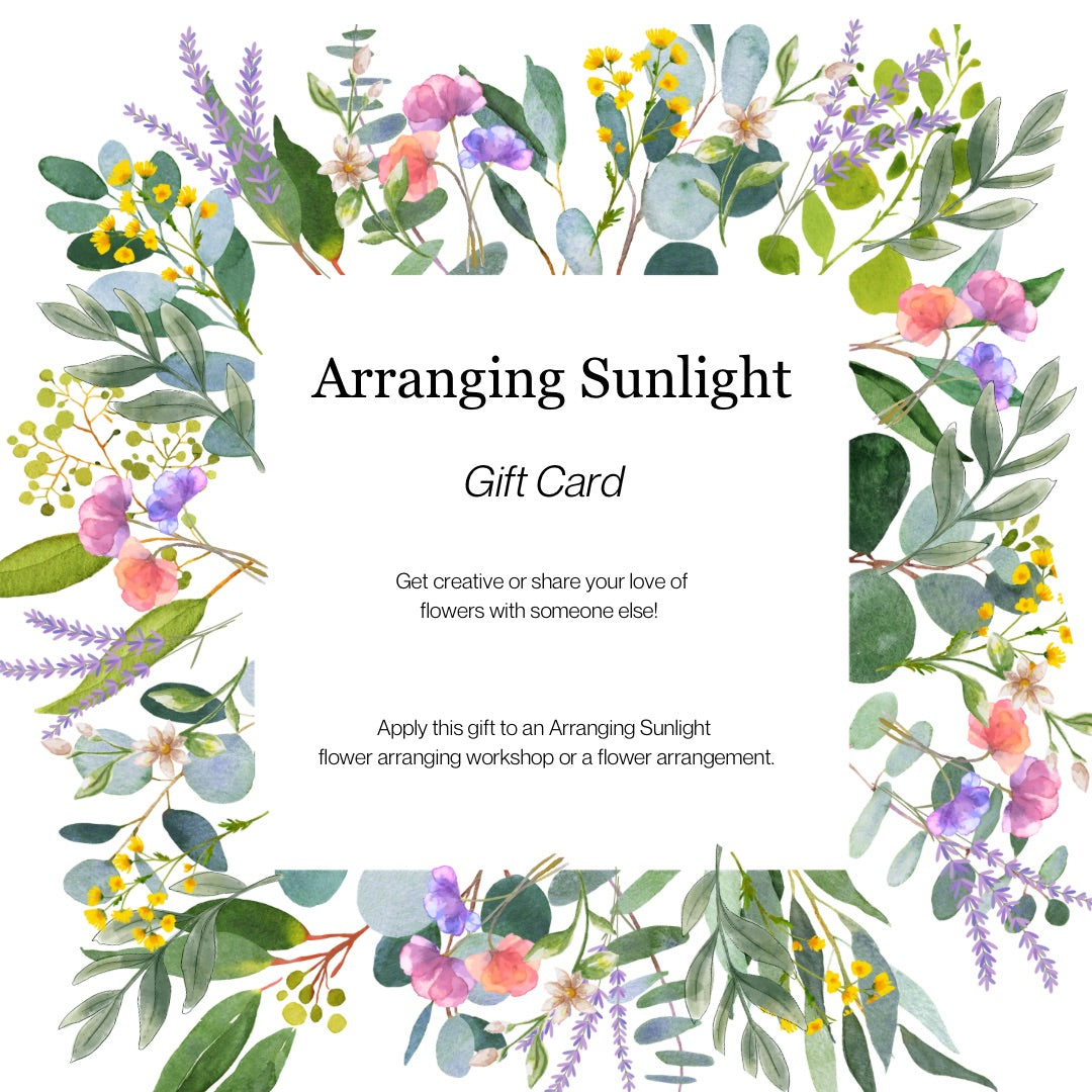 Arranging Sunlight Gift Card